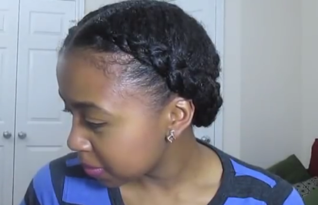 Create a French Braid and Tuck for Natural Hair