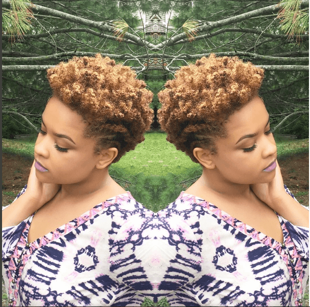 Stretched Wash & Go on a Tapered Cut