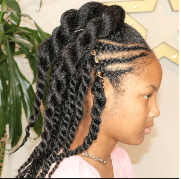 Twists & Cornrows Hairstyle