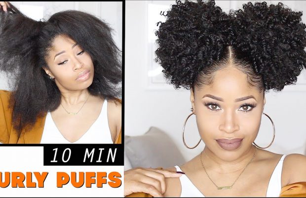Get Big Curly Puffs in 10 Minutes!
