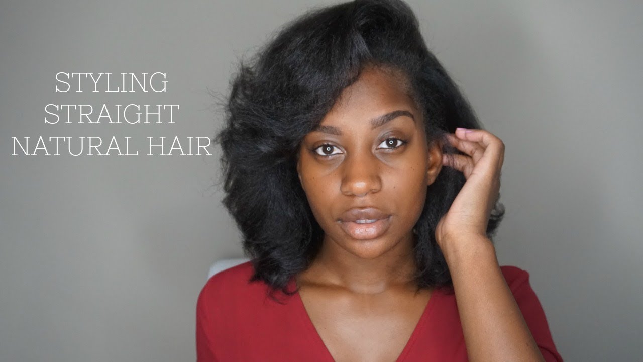 How to Add Volume to Straight Natural Hair (Type 4)