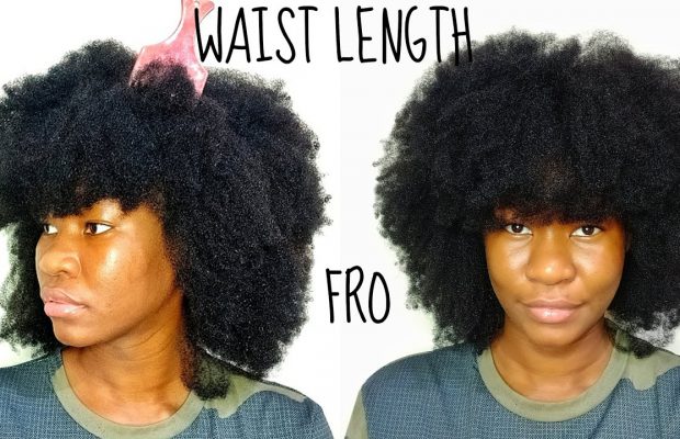 PERFECT AFRO TUTORIAL ON 4C HAIR | LONG NATURAL HAIR | HOW TO