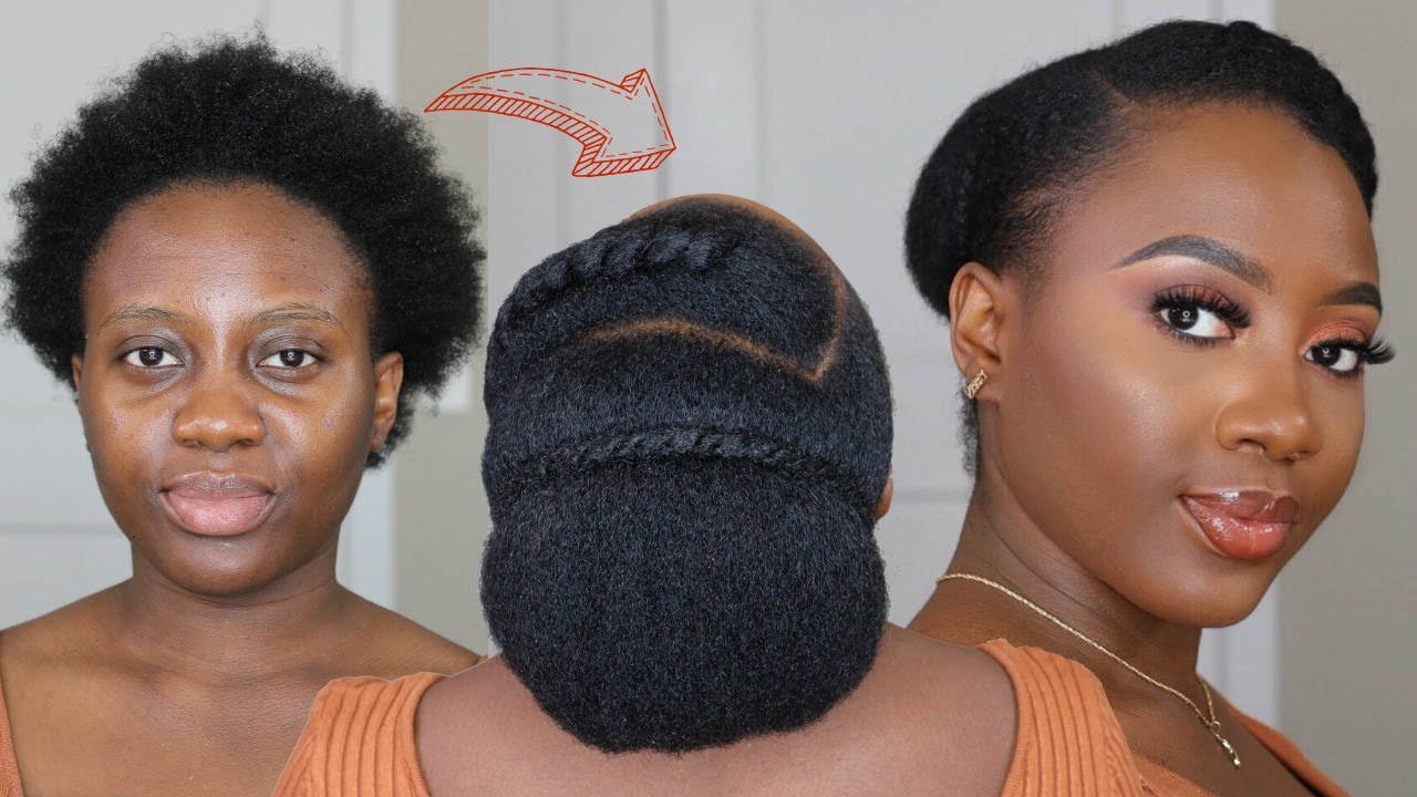 QUICK Natural Hairstyle and It's ELEGANT For EVERYDAY - Under 5 Minutes ...