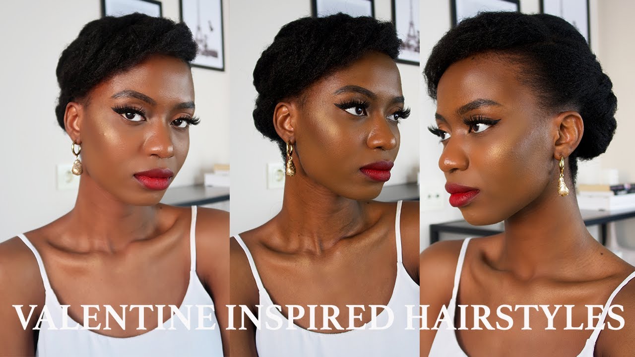SIMPLE & EASY INSPIRED HAIRSTYLE FOR NATURAL 4C HAIR