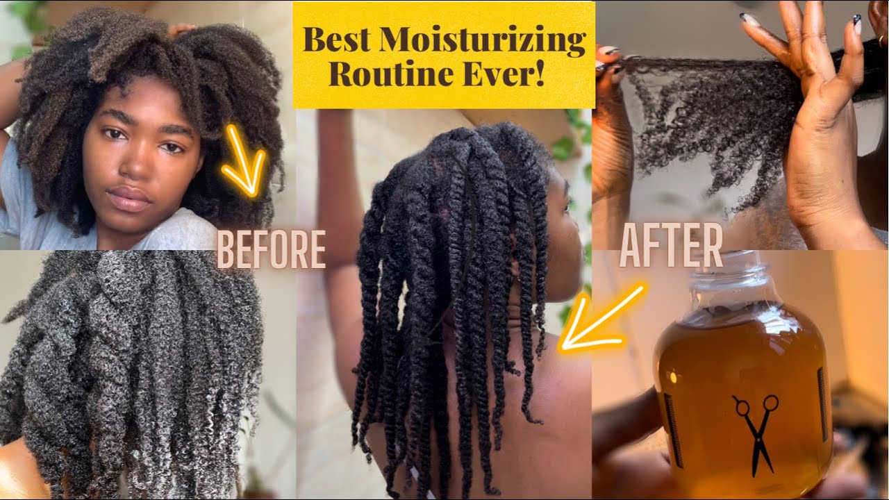 How to Moisturize Natural Hair & Retain it up to 7days: Techniques