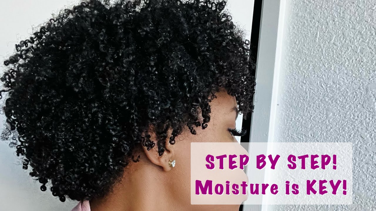 3 easy steps for a moisturizing Wash and go! | DRY natural hair