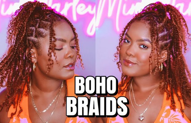 Natural Hair High Puff Tutorial Using Bantu Knots