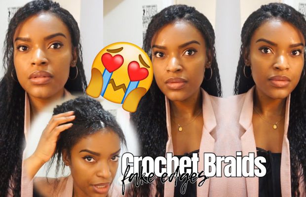 SLAY Your CROCHET BRAIDS~With NATURAL looking Hairline‼️ NO LEAVE OUT