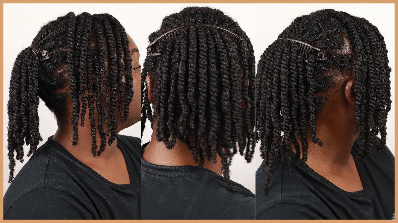 Two strand twists with gel for beginners